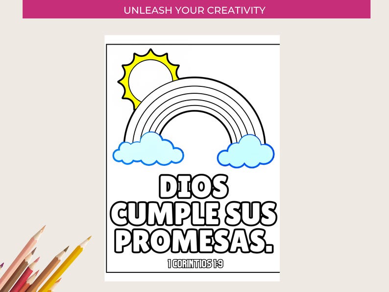 Spanish Bible Verse Coloring Book | 20 Printable Pages With Scriptures ...