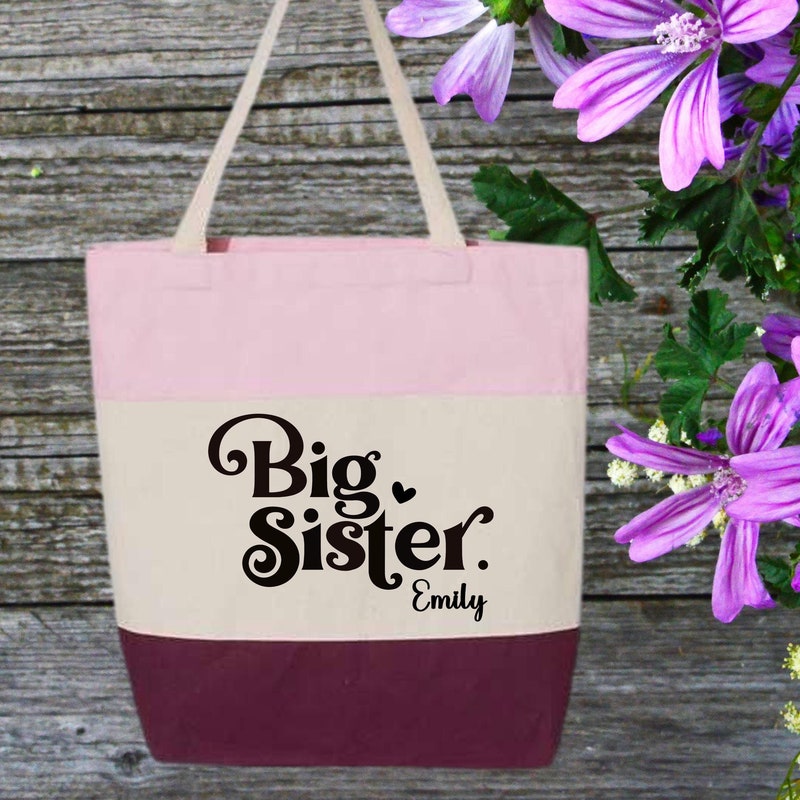Big Sister Tote Bag - Etsy