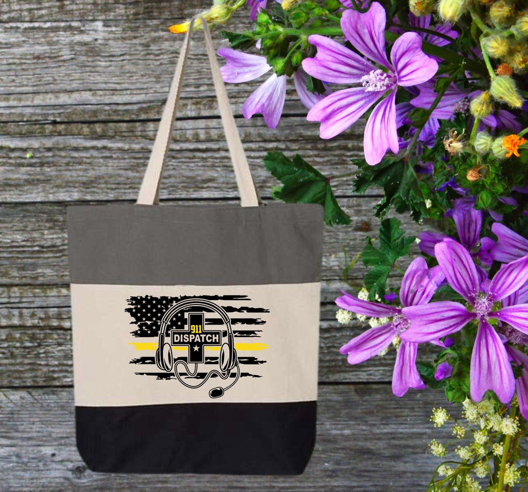 Personalized Dispatcher Bag, Custom Dispatcher Tote Bag Gift, 911 ...