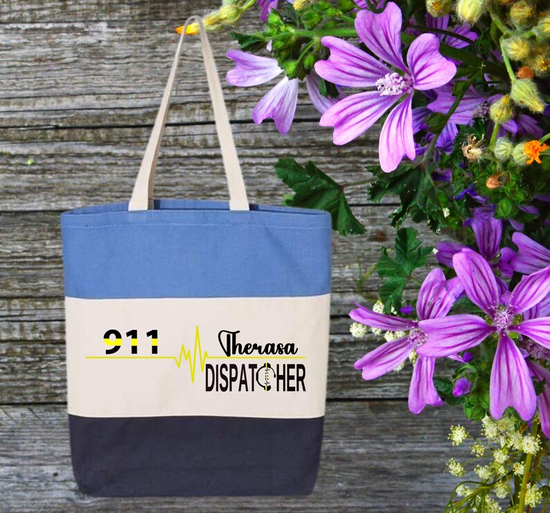 Personalized Dispatcher Bag, Personalized Dispatcher Tote Bag Gift, 911 ...