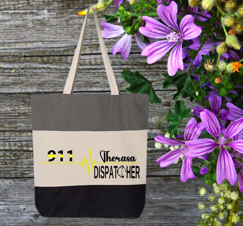 Personalized Dispatcher Bag, Personalized Dispatcher Tote Bag Gift, 911 ...