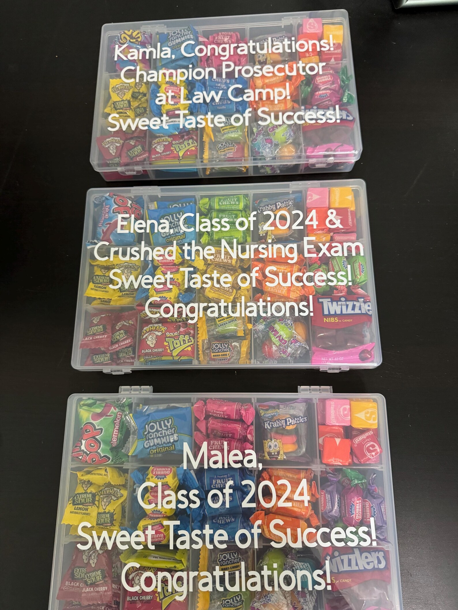 Snackle Candy Gift Boxes Birthday Congratulations Back to School - Etsy