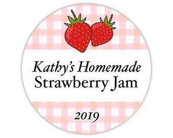 Cottage Chic Wreath canning jar labels round flower canning | Etsy