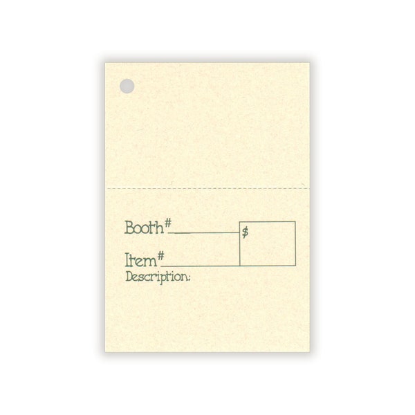 Perforated Hang Tags - Etsy