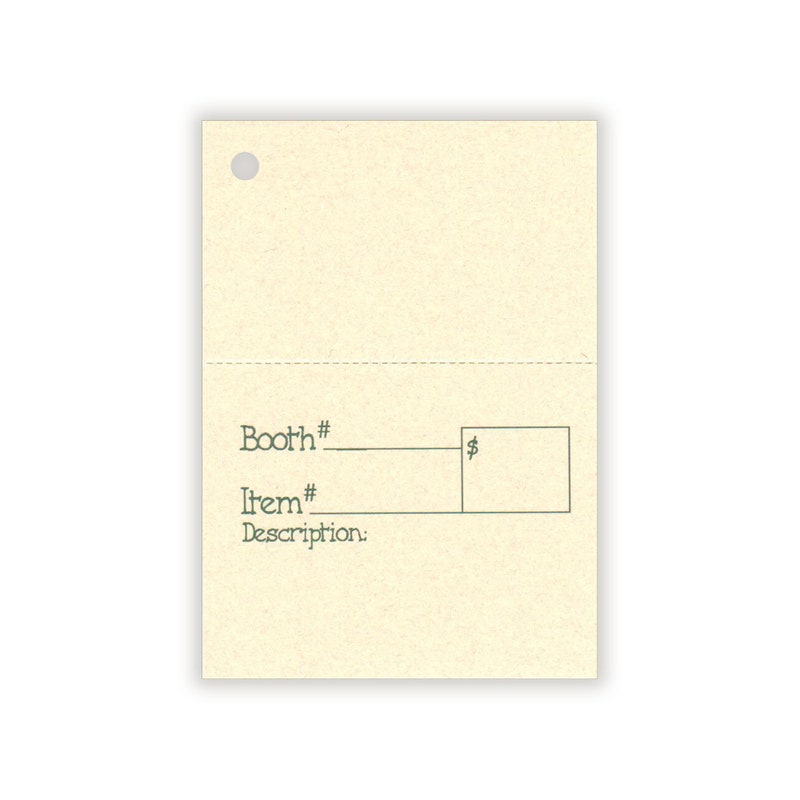 Perforated Hang Tags - Etsy