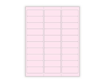 White Blank Labels Sticker Rectangle Fancy Flourish - Etsy