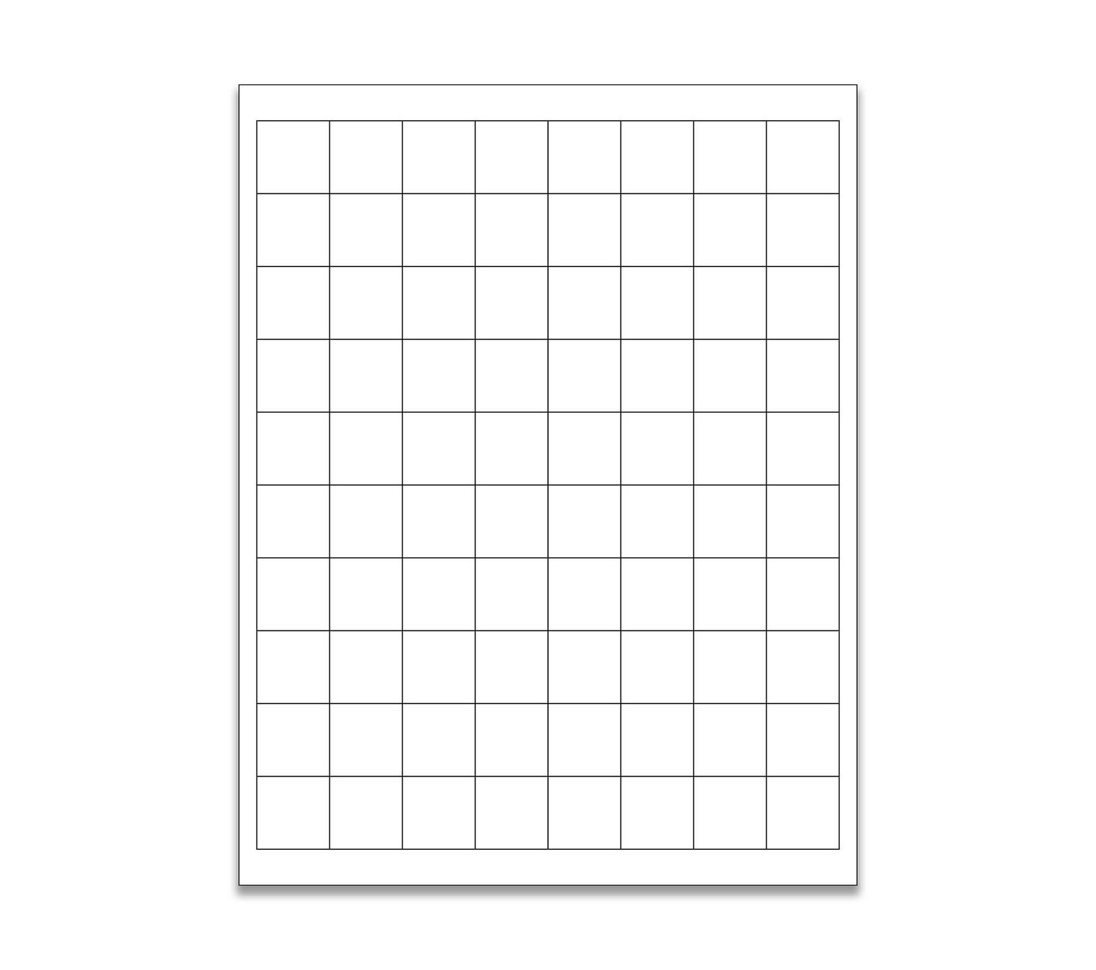 1x1 Blank WHITE MATTE Stickers for Inkjet & Laser - Etsy