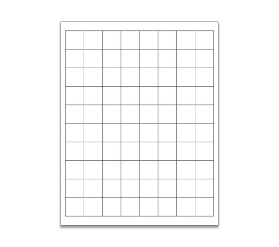 1x1 Blank WHITE MATTE Stickers for Inkjet & Laser - Etsy