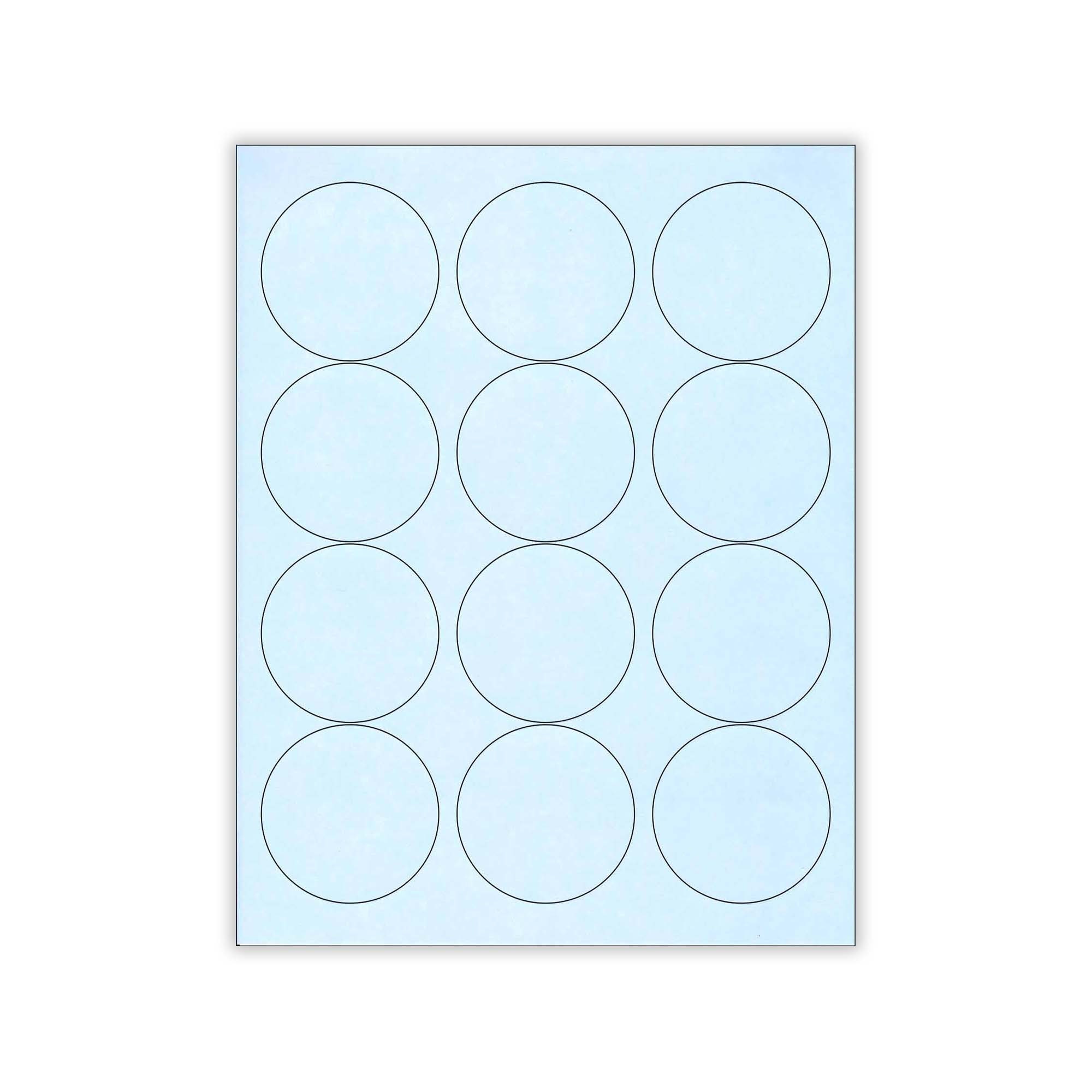 Blank Blue Label Templates