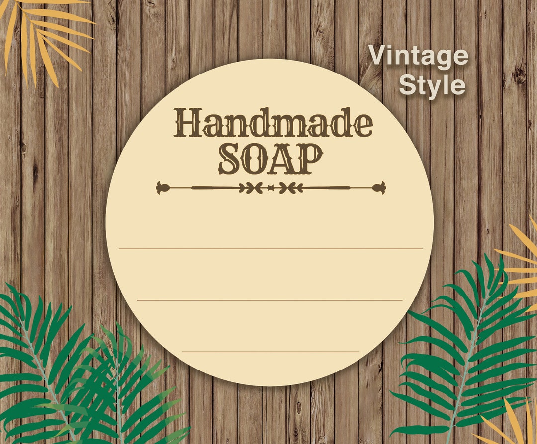 HANDMADE SOAP Labels ~ Vintage Look,handmade Soap Stickers,toppers ...
