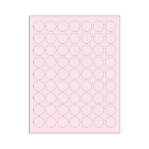 100 Sheets 1" Blank PINK Stickers,blank Stickers,blank Labels,write on ...