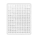 4X NUMBERS 155 STICKERS Sequential,small 1/2x1/2,square Labels ...