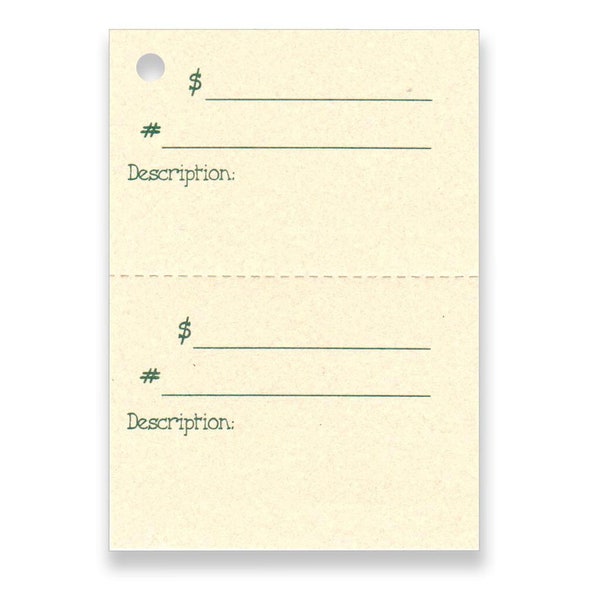 Perforated Hang Tags - Etsy