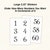 NUMBERS #1-#30 STICKERS Sequential, 1-1/2" Circle Labels Consecutive ...