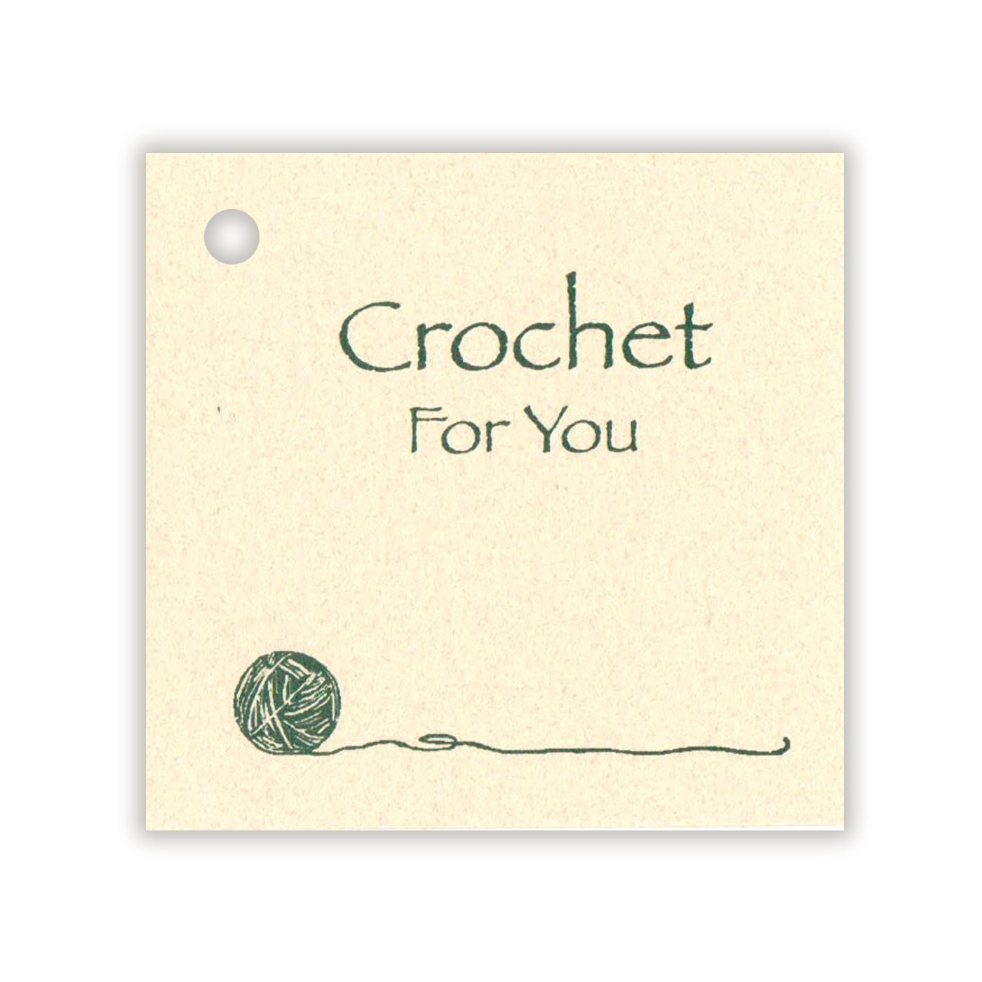 CROCHET FOR YOU Hang Tags, Crochet Tags, Crochet Gift Tags, Price Tags ...