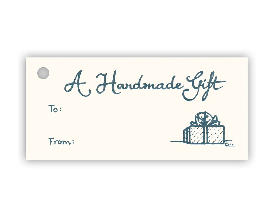 A HANDMADE GIFT Hang Tags,to From Tag,price Tags,to From Tags,handmade ...