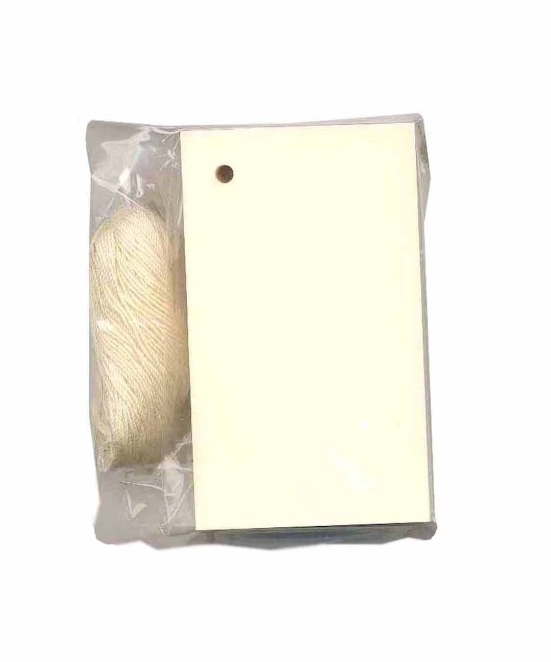 Size 2-1/8"x 3-5/8,large Blank Ivory Hang Tags,& Strings,gift Tags ...