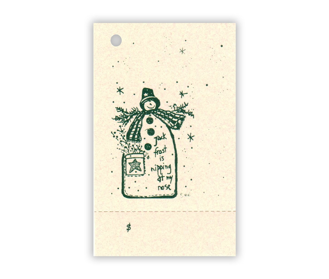 JACK FROST Perforated Price Tags,strings Included,perforated for Price ...