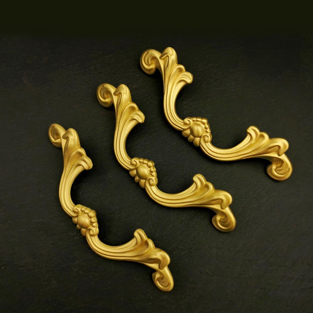 French Provincial Dresser Pull Handle Gold Dresser Pulls Decorative ...