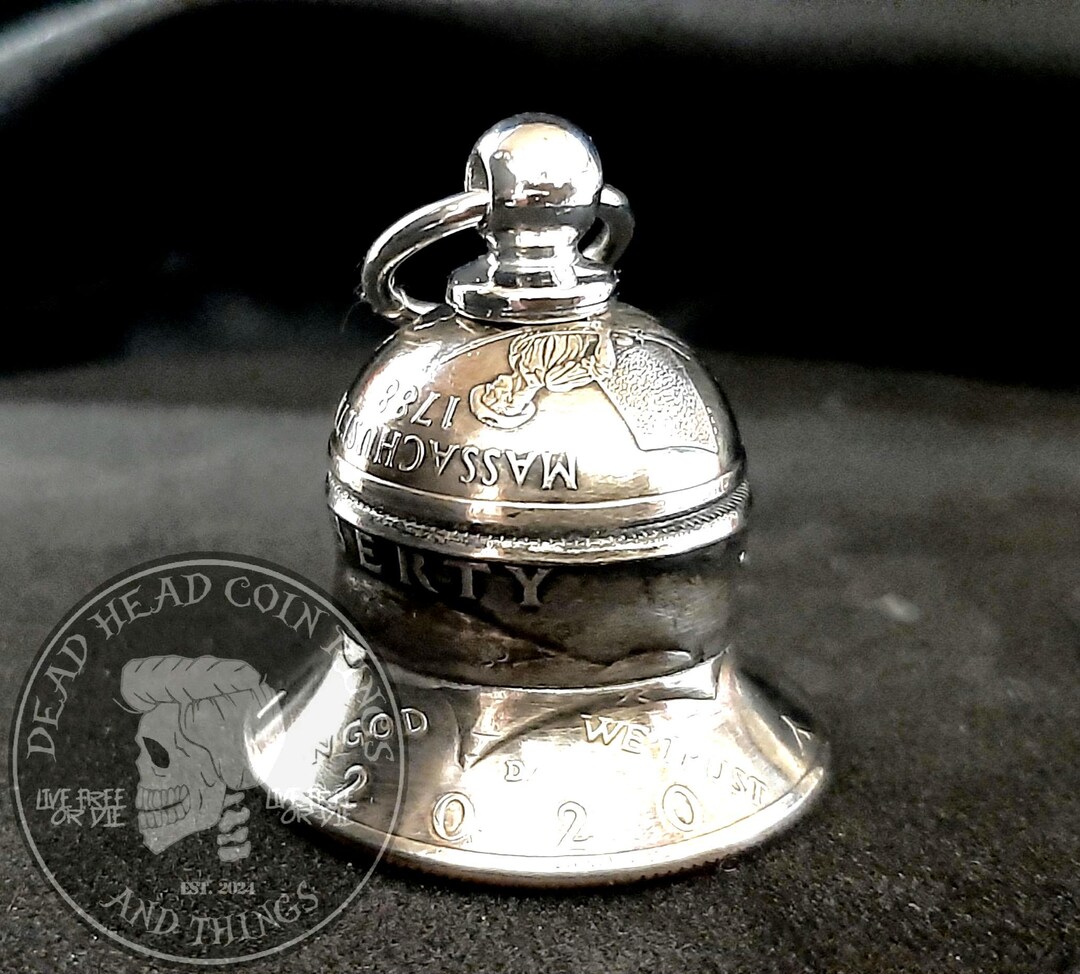 Massachusetts State Coin Bell Made From Real Coins. - Etsy
