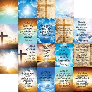 Devoted/faith Religious Scrapbook Papers - Individual or Set 12x12 ...