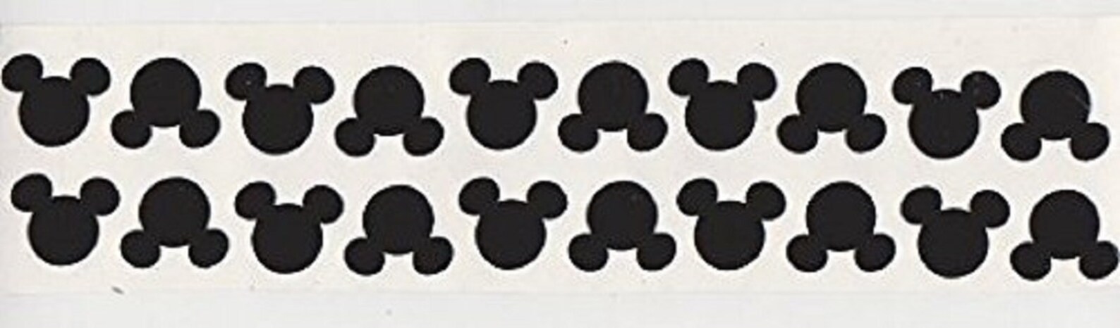 Mickey Mouse Head Stickers Vinyl Decal 1in Mickey Head | Etsy