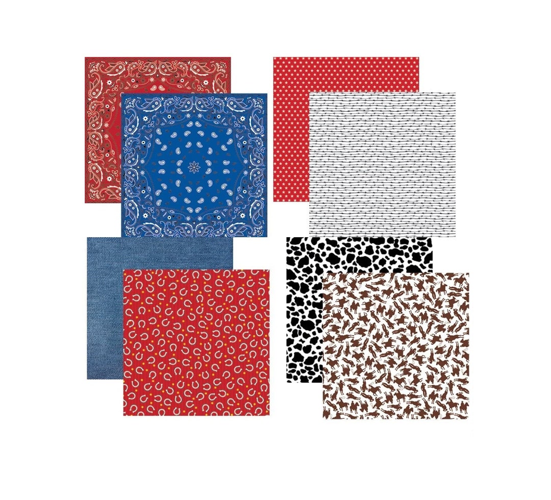 Cowboy Paper Cowboy Scrapbook Paper Set Cowboy Scrapbook Barbed Wire ...