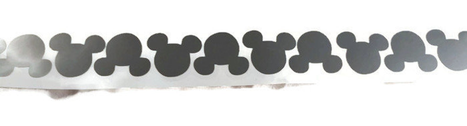 Mickey Mouse Head Stickers Vinyl Decal 1in Mickey Head | Etsy