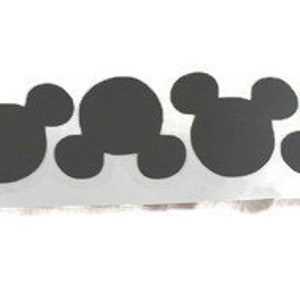 Mickey Mouse Head Stickers Vinyl Decal - 1in - Mickey Head Stickers - Etsy