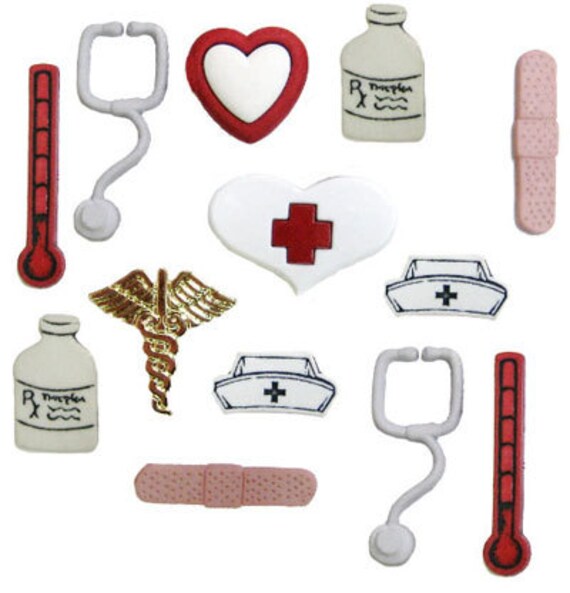 Say ahhh Doctor Medical Ouch Buttons Assortment | Etsy