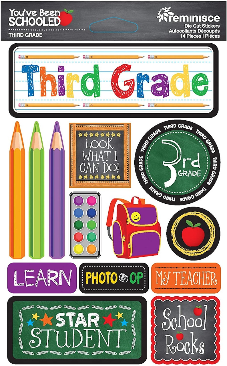 School Grade Stickers You've Been Schooled School Stickers | Preschool ...