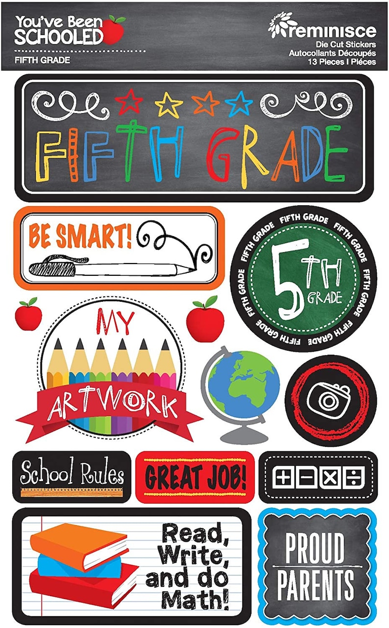School Grade Stickers You've Been Schooled School Stickers | Preschool ...