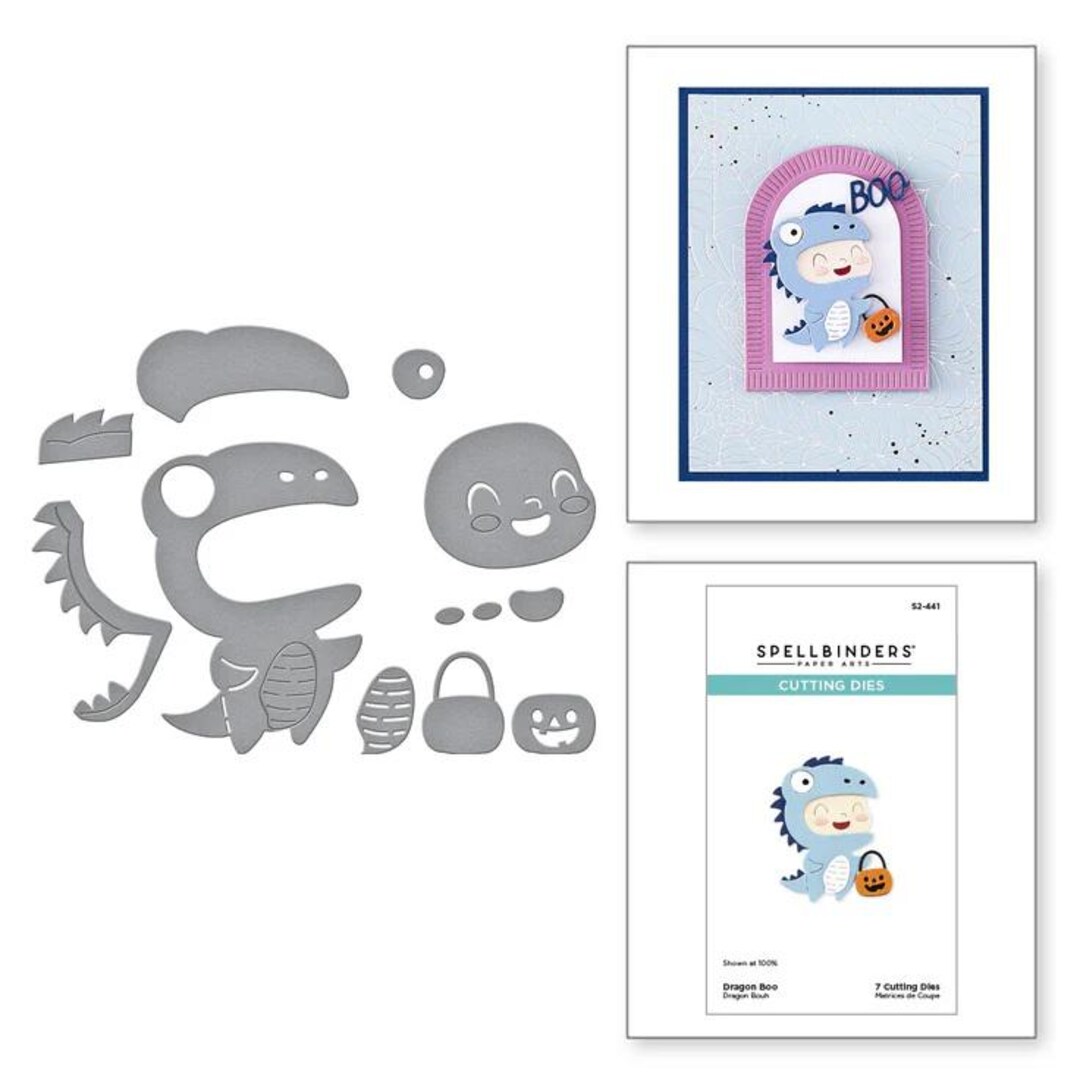 Dragon Boo Halloween Die Set Spellbinders Dies Boys Kids Monster ...