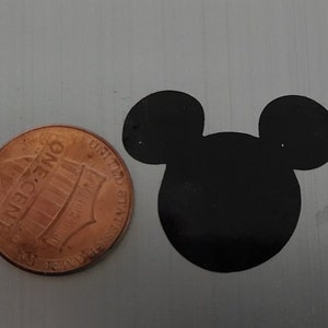 Mickey Mouse Head Stickers Vinyl Decal - 1in - Mickey Head Stickers - Etsy