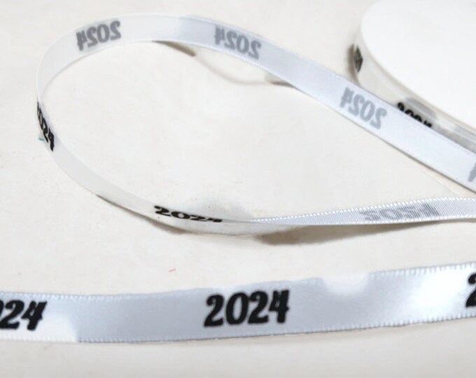 2024 Year Ribbon 2024 Ribbon - Satin Ribbon Planner Ribbon Graduation ...