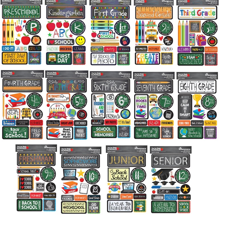 School Scrapbook - Etsy