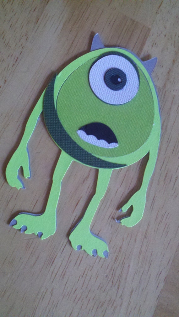 Monsters Inc Mike Wazowski Paper Piecing Monsters University - Etsy ...