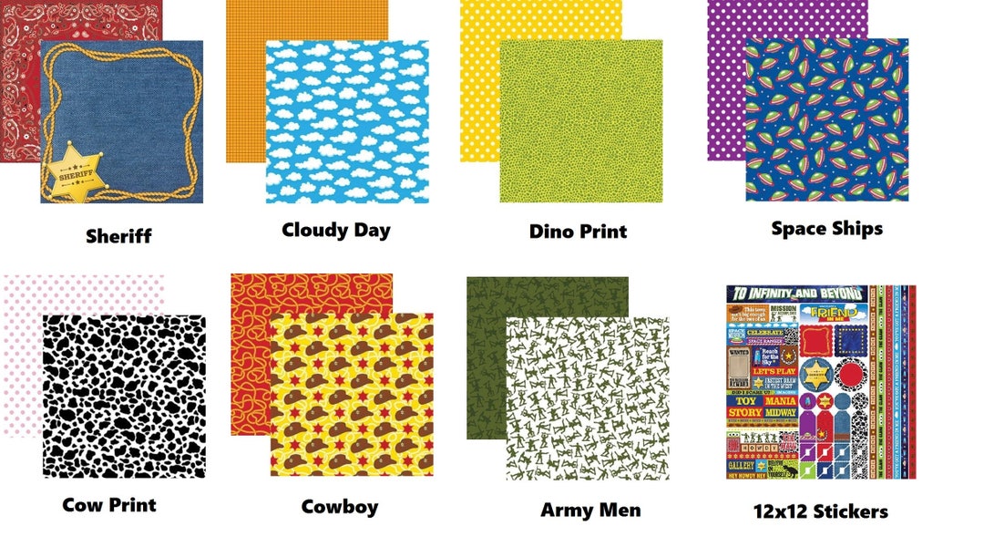 Toy Story Papers and Stickers Toy Papers Toy Story Stickers Toy ...