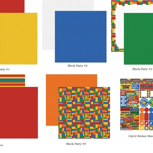 Back to School Digital Paper Set. School Supplies Digital | Etsy