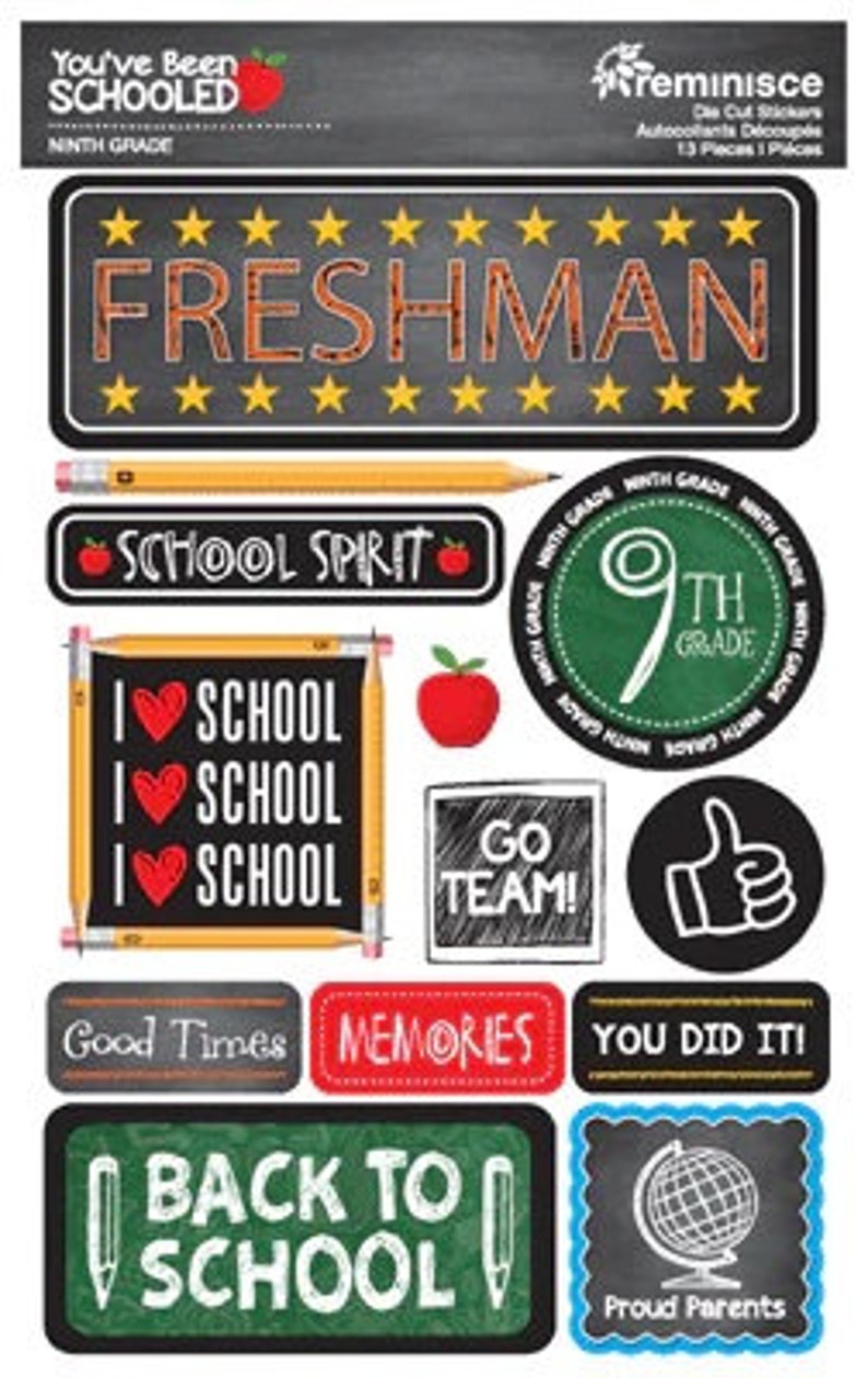 School Grade Stickers You've Been Schooled School Stickers | Preschool ...