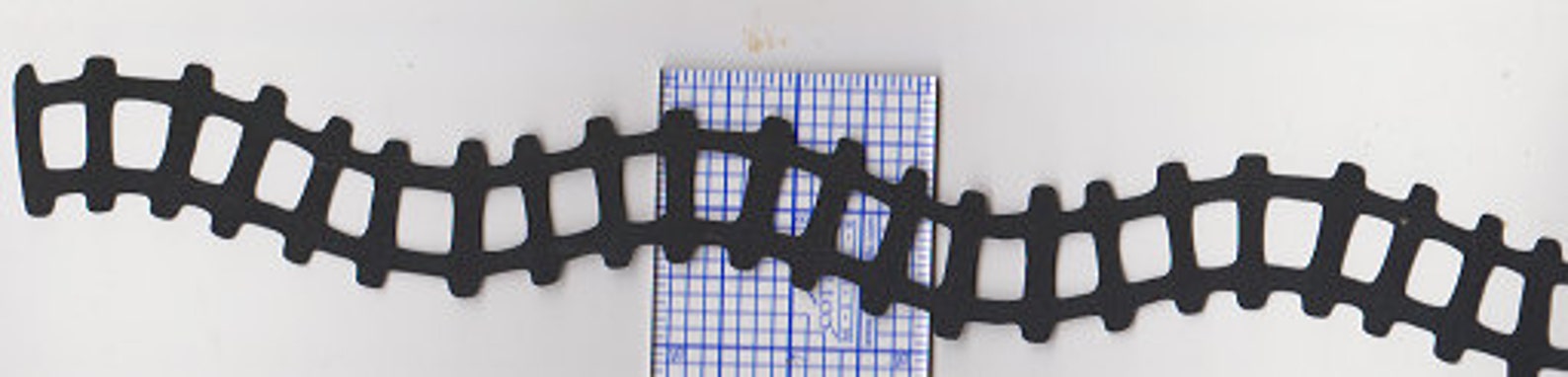 TRAIN TRACK Die Cut Borders Railroad | Scrapbooking | Paper Piecing ...