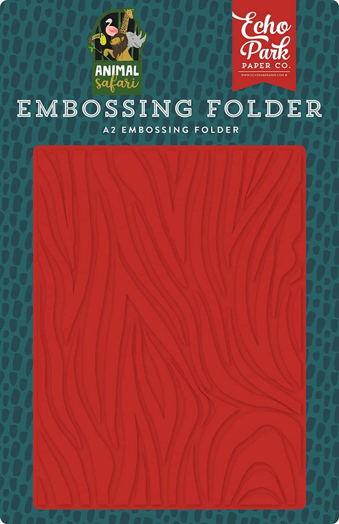 Zebra Animal Print Embossing Folder - Zebra Print Card Embossing Die ...