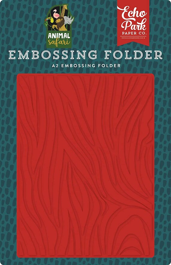 Zebra Animal Print Embossing Folder Zebra Print Card - Etsy