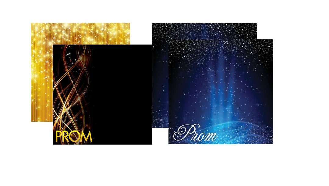 Prom Scrapbook Papers Senior Year Dance Prom Paper 12x12 Double Sided ...