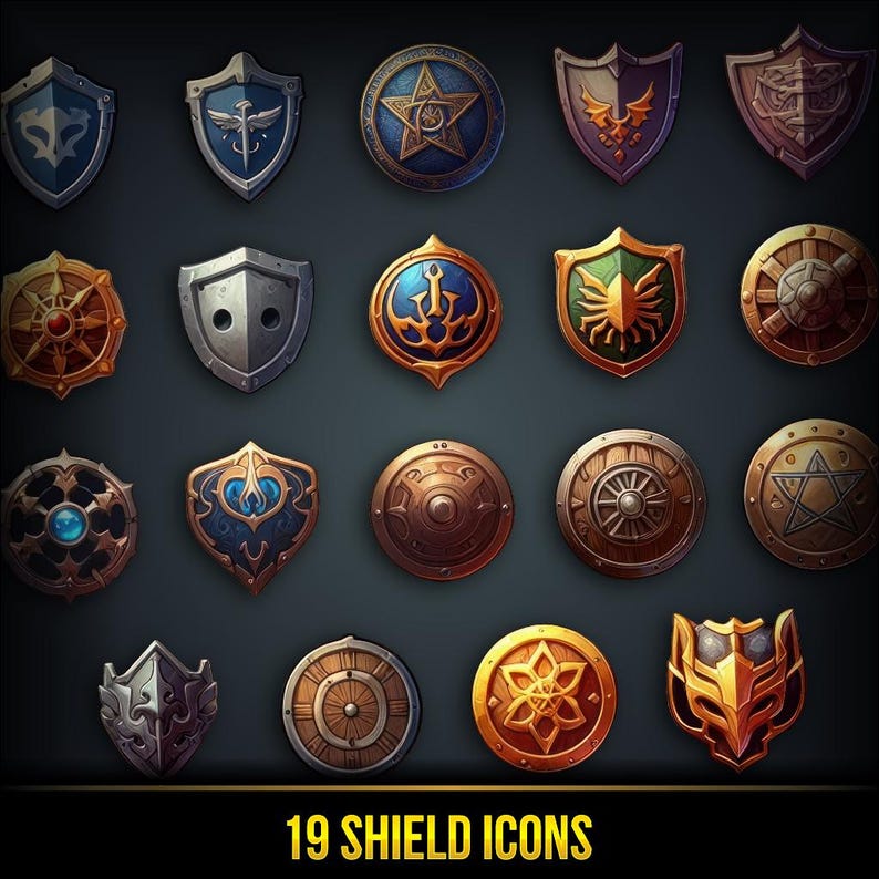 96 Fantasy RPG Inventory Icons Pack | 512px | PNG Files - Etsy