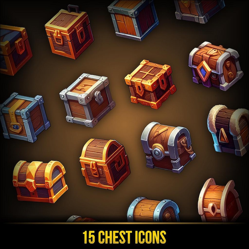 200 Fantasy RPG Game Icon Pack Vol. 2 | 512px | PNG Files - Etsy