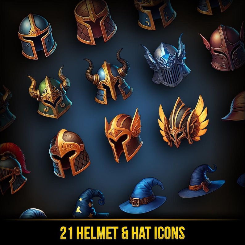 145 Fantasy RPG Game Inventory Icons Pack Vol. 5 | 512px | PNG Files - Etsy