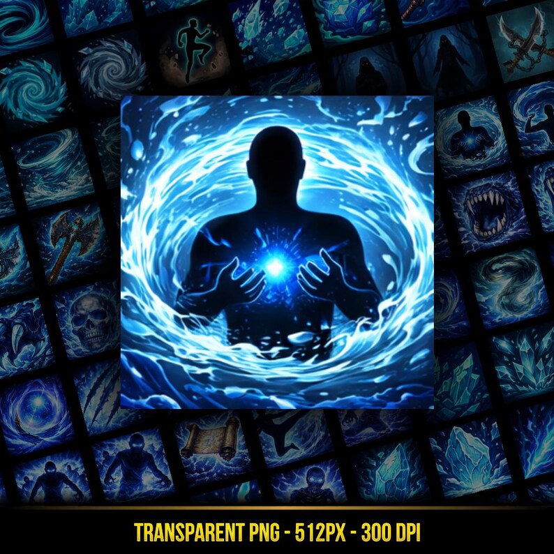 150+ Fantasy RPG Skill and Ability Icon Pack 3 | 512px | 300dpi | PNG ...