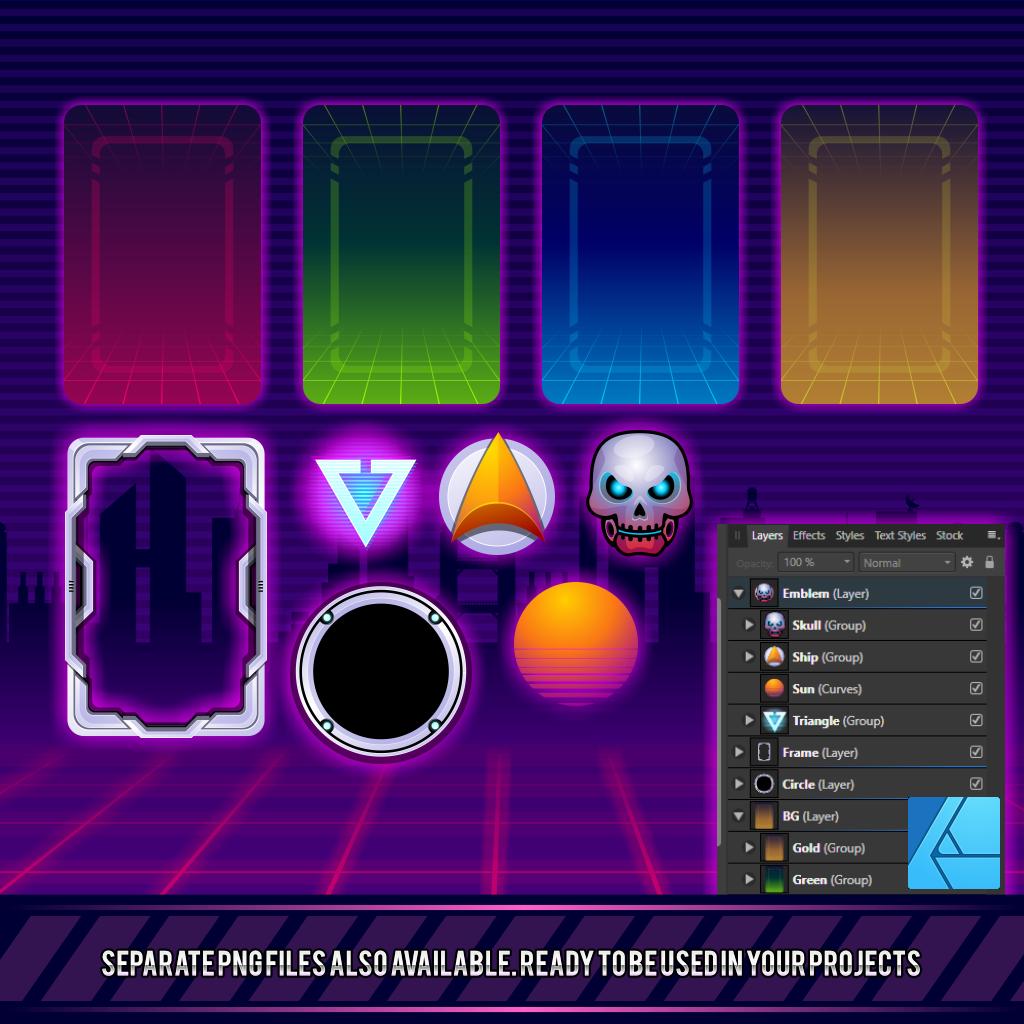Futuristic Sci-fi TCG Card Template | Dnd Trading Card Design | Vector ...