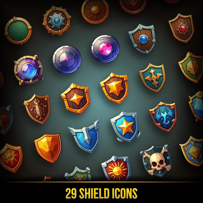 239 Fantasy RPG Game Icon Pack Vol. 3 | 512px | PNG Files - Etsy